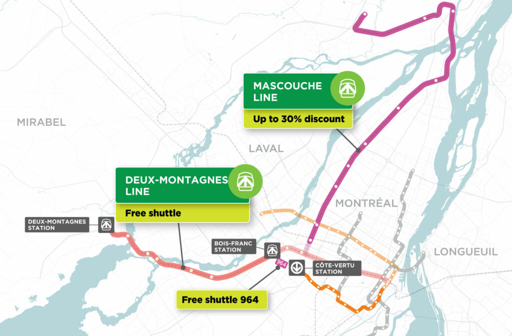 Mascouche train line - Mobilité Montréal