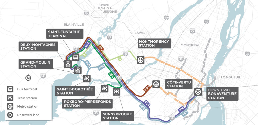Deux-Montagnes/Laval area - Mobilité Montréal